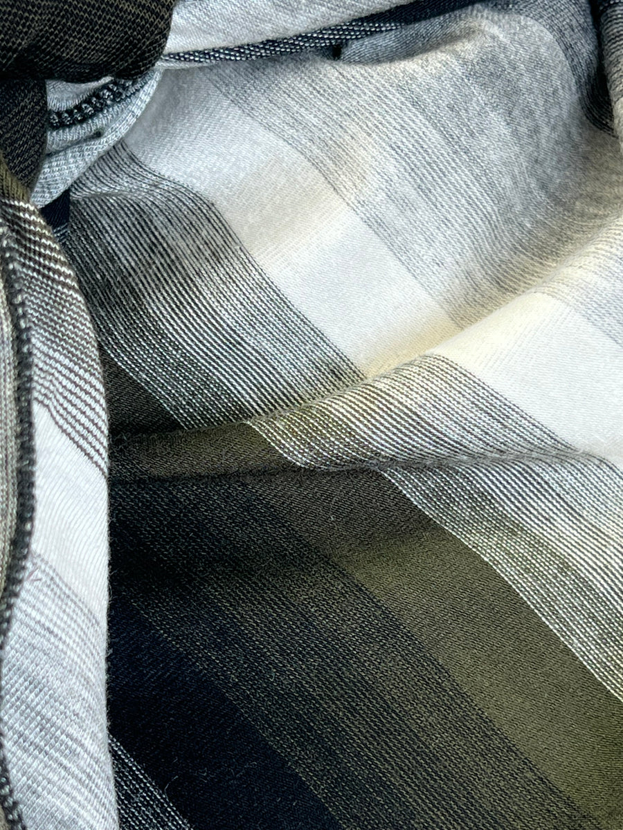 The Green & Black Striped Cotton Jersey Rag – Wild West Rag Co